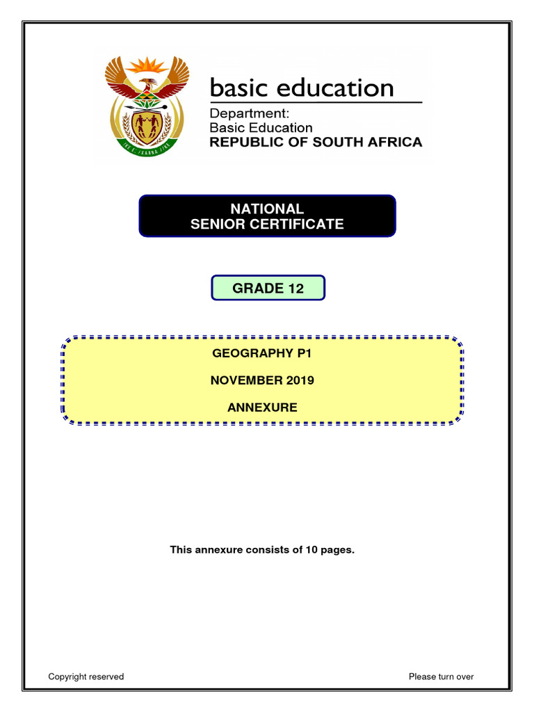Geography P1 Nov 2019 Annexure Eng | PDF | Tropical Cyclones | Eye ...