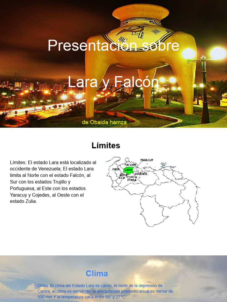 Relieve y Clima de Lara y Falcón | PDF | Ciencias de la Tierra ...