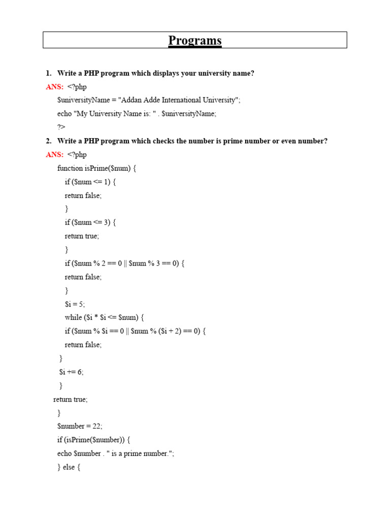 Programs 020158 | PDF | Computer Programming | Software Engineering
