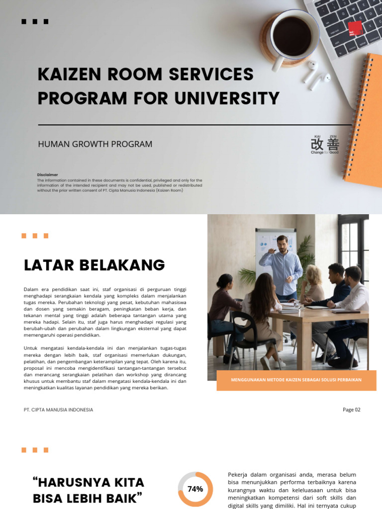 Kaizen Room Program For University - Compressed | PDF | Karier ...