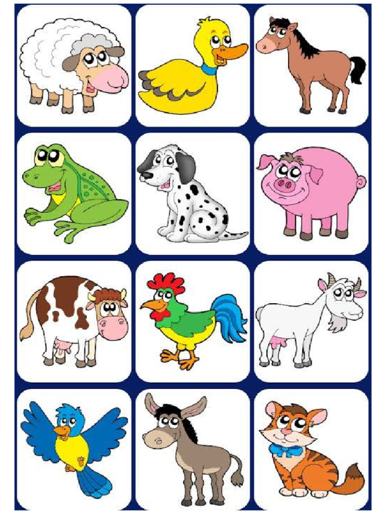 Animales Onomatopeyas | PDF