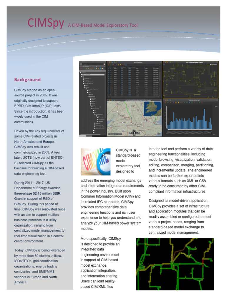 CIMSpy Brochure | PDF | Information Science | Computing