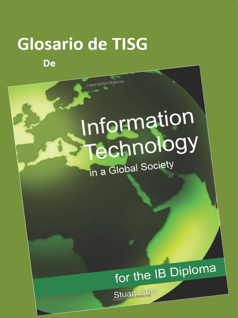 ITGS-Glosario en Español | PDF | Red de computadoras | Unidad Central ...
