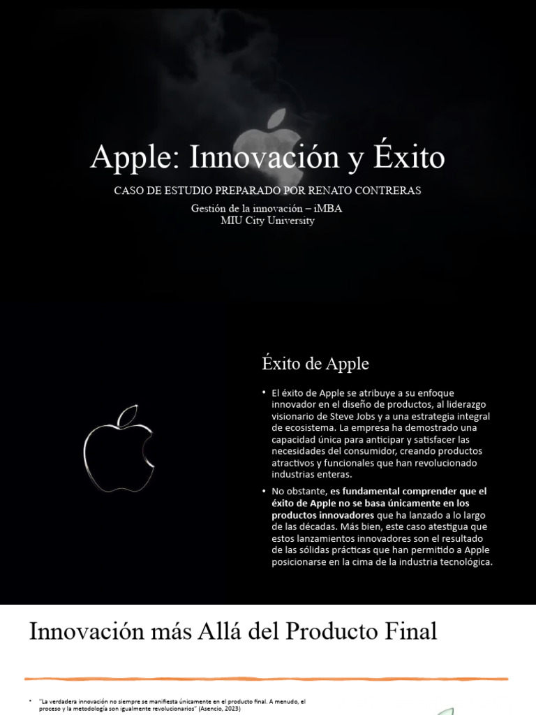 Caso Apple | PDF | Apple Inc. | Innovación