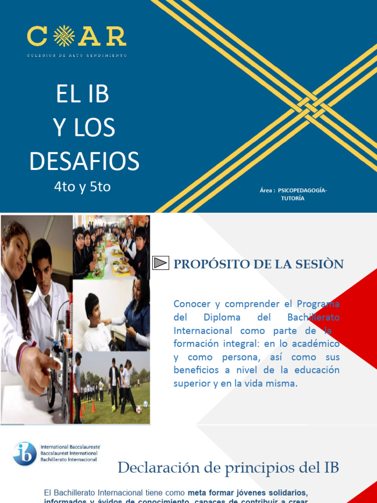 El Ib y Los Desafios - 4to y 5to | PDF | Aprendizaje | Pensamiento