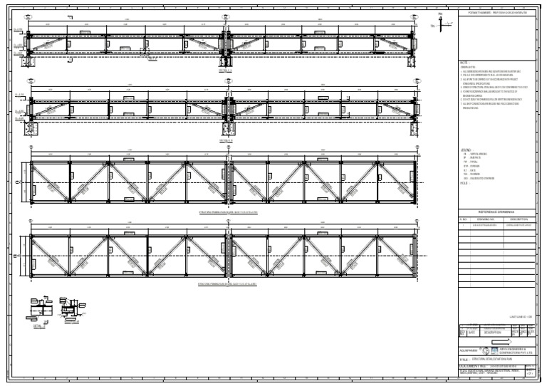 21014-00-Str-Gad-A0-0014-R0 Sheet 1 of 1-3 | PDF | Steel | Civil ...