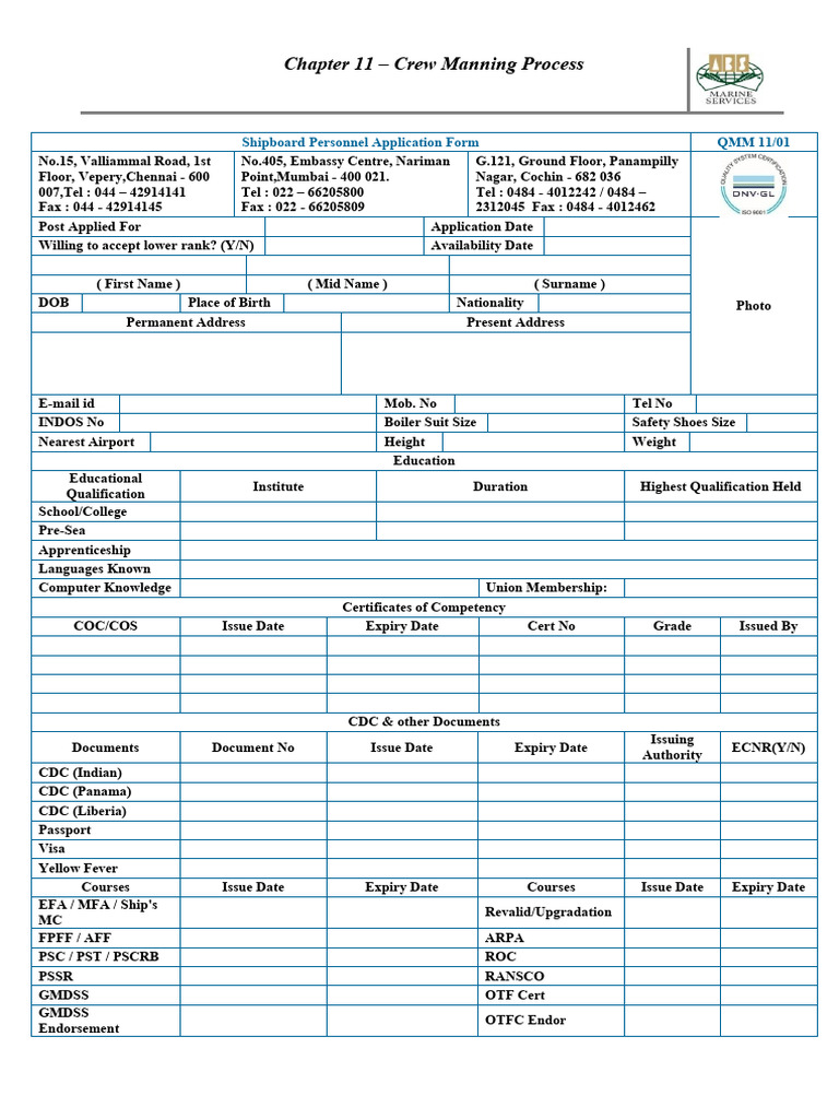 ABS Application FORM | PDF