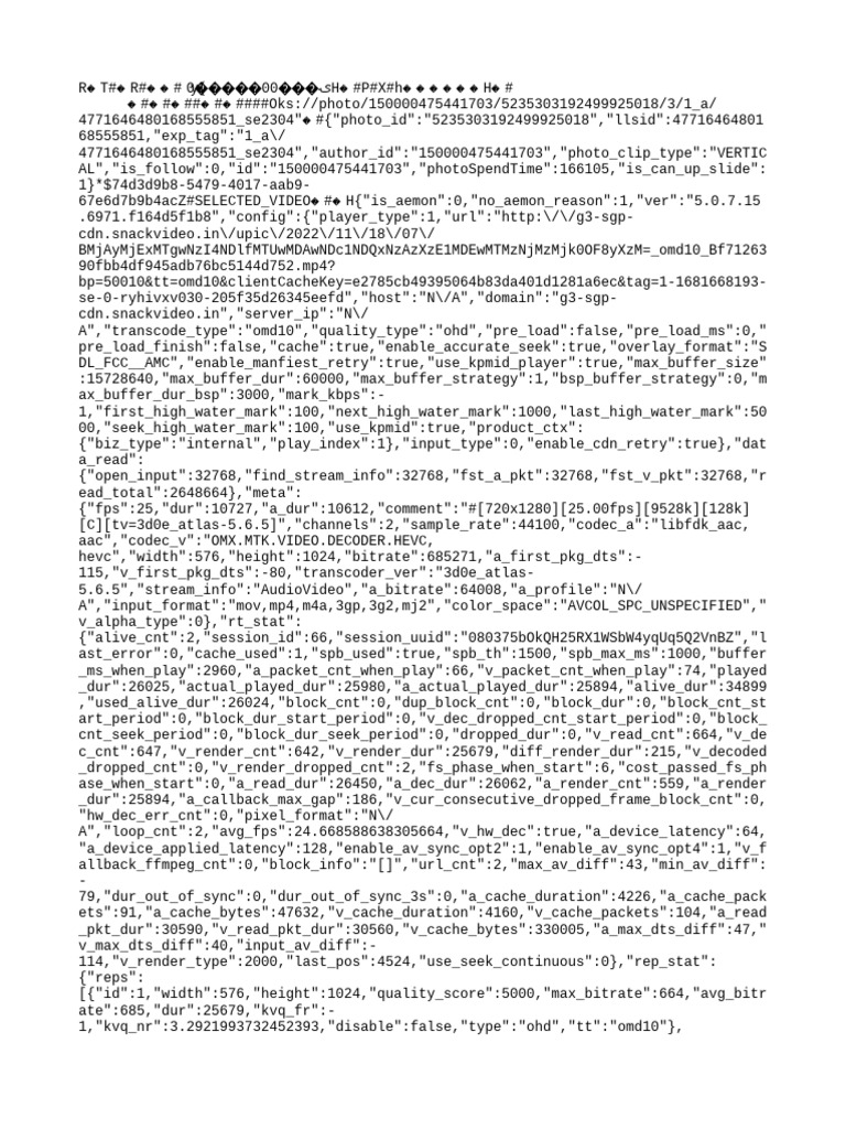 5235303192499925018temp Video Stat | PDF | Computer Data | Information And Communications Technology