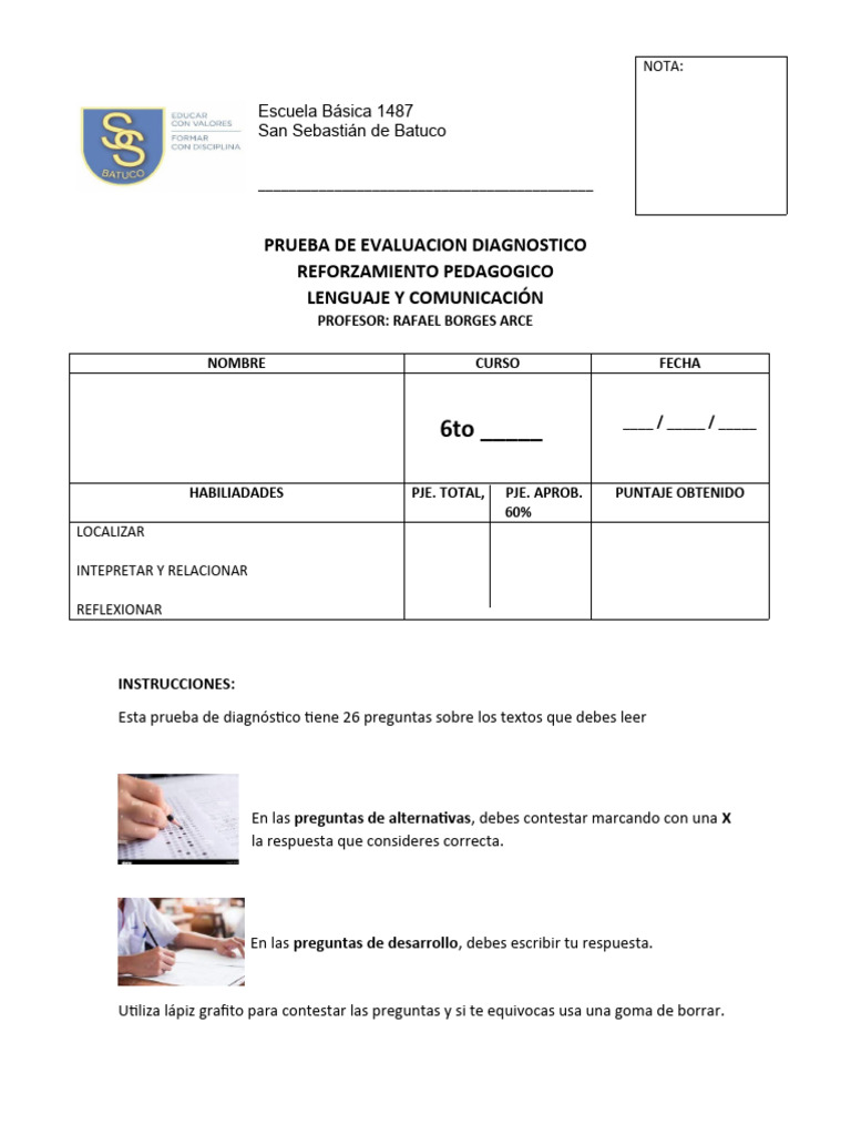 Prueba 6 Basico Pdf