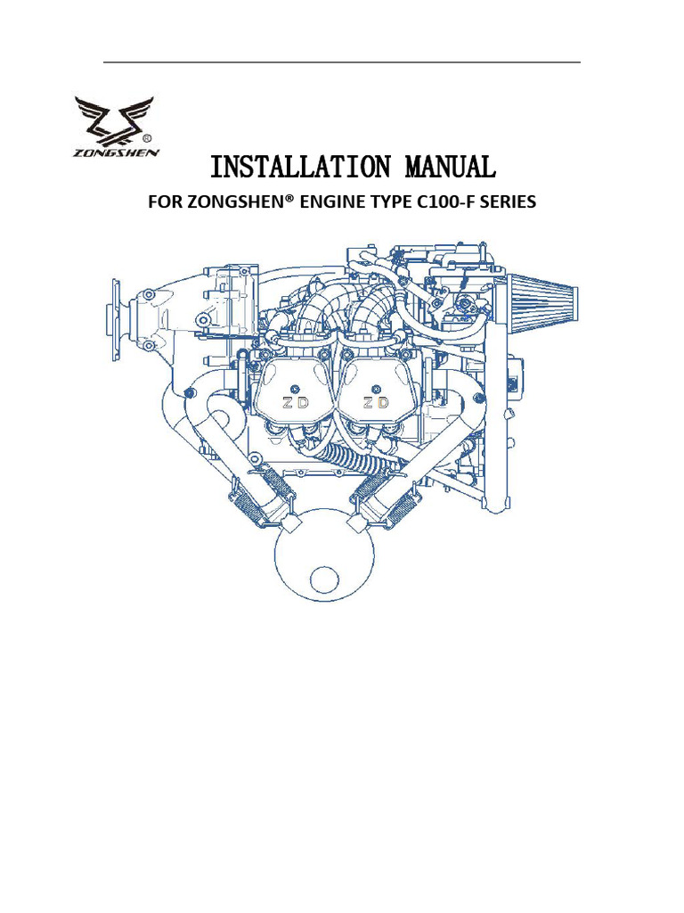 C100-F Installation Manual | PDF | Vehicles | Rotating Machines