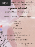 1.2 Modelo Gral. de Metas | PDF | Programación lineal | Toma de decisiones