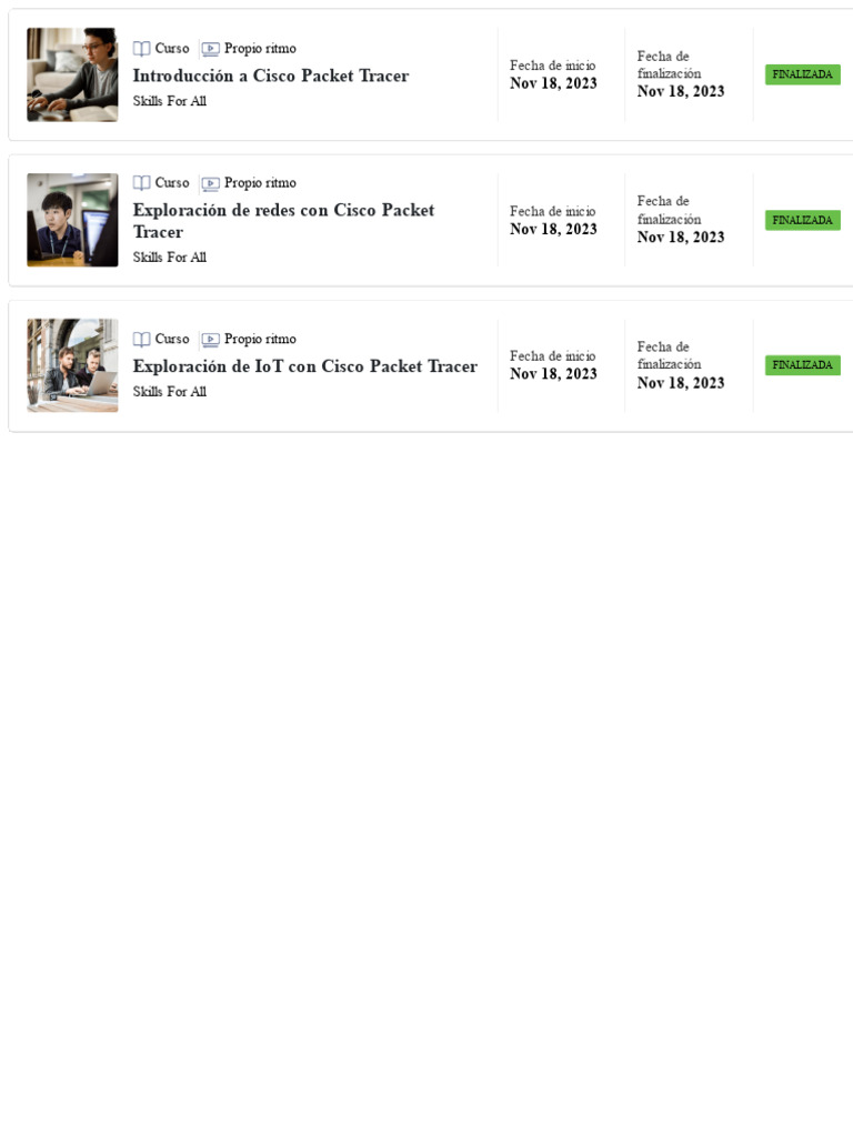 Cisco Skills For All | PDF