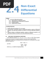 L5 Examples - Non-Exact Differential Equations | PDF | Equations ...
