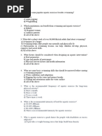 I.A.D.R.S. Annual Watermanship Test: Evaluation Parameters | PDF ...