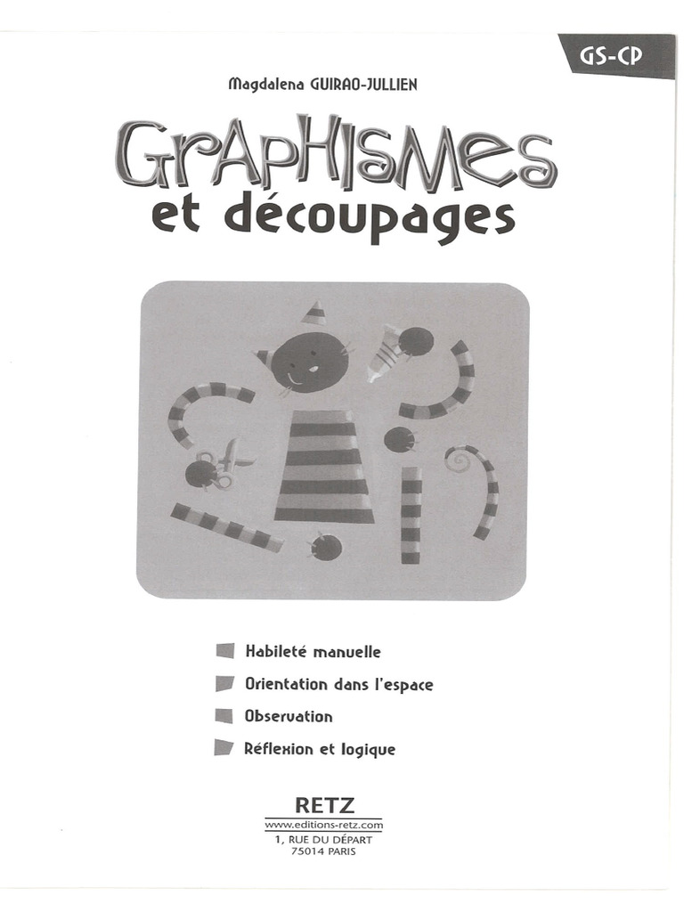 Graphismes Et Découpages GS CP Retz | PDF