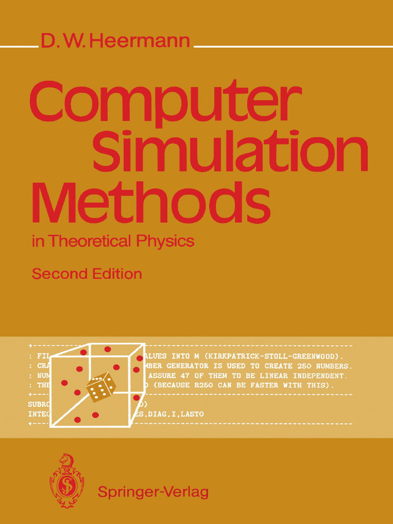 Computer-Simulation Methods | PDF | Hamiltonian Mechanics | Equations Of Motion