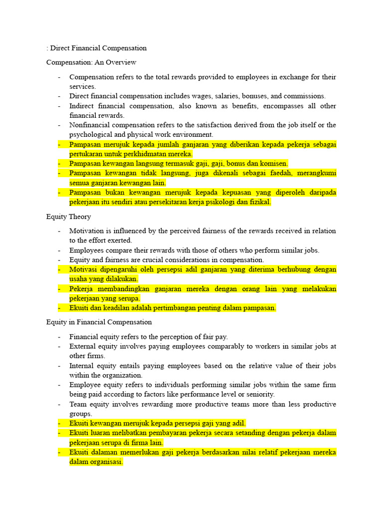 Chapter 7 Compensation Benefit | PDF