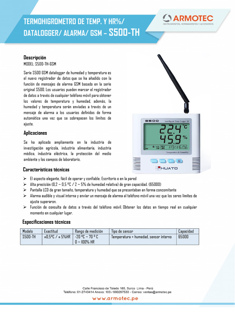 S500 TH GSM | PDF | Hogar, jardinería y bricolaje | Tecnología