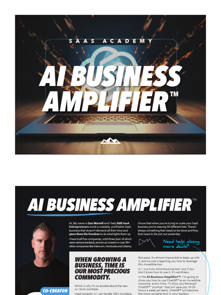 AI Business Amplifier | PDF | Brainstorming | Artificial Intelligence