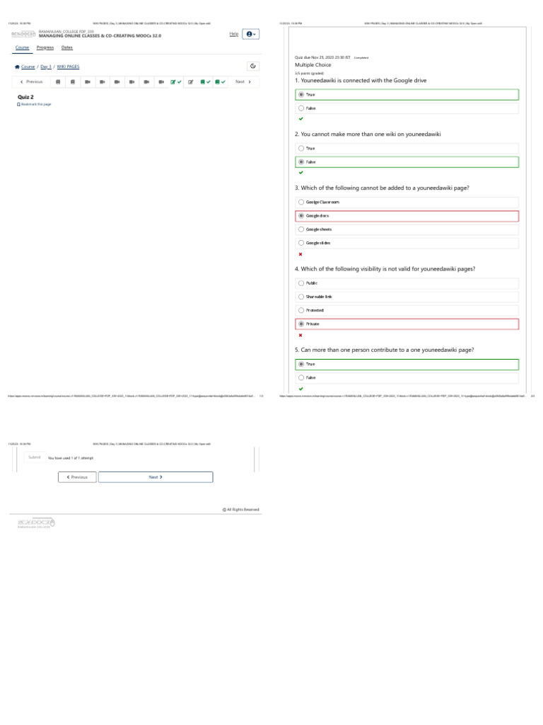 Wiki Pages - Day 3 - Managing Online Classes & Co-Creating Moocs 32.0 ...
