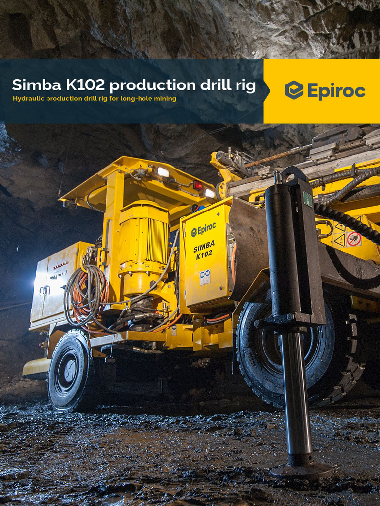 Epiroc-Hidraulicna Busilica Simba k102 | PDF | Drill | Ac Power Plugs And Sockets