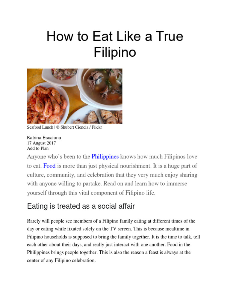 Filipino Practices | PDF