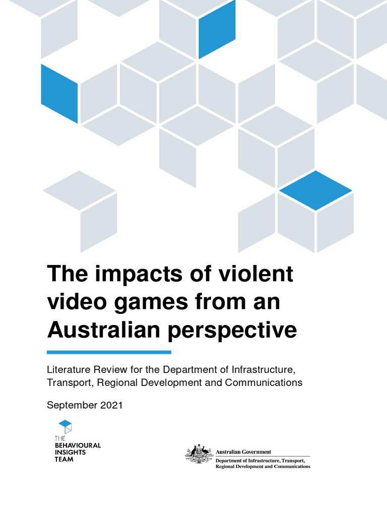 Impacts of Violent Video Games in Australia | PDF | Aggression | Meta ...