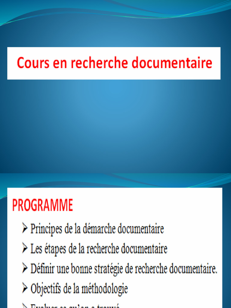 Stratégies de recherche documentaire efficaces | PDF | Recherche d ...