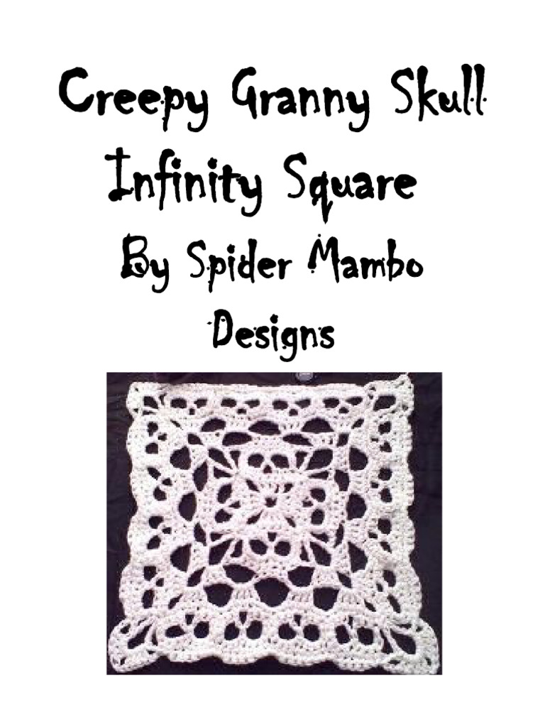 Infinity Square Creepy Skull | Download Free PDF | Crochet | Crafts