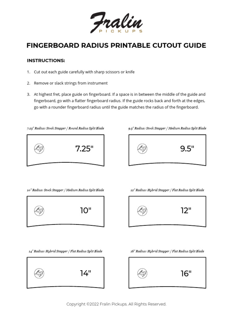 Fingerboard Radius Cutout Guide | PDF | Home & Garden | History