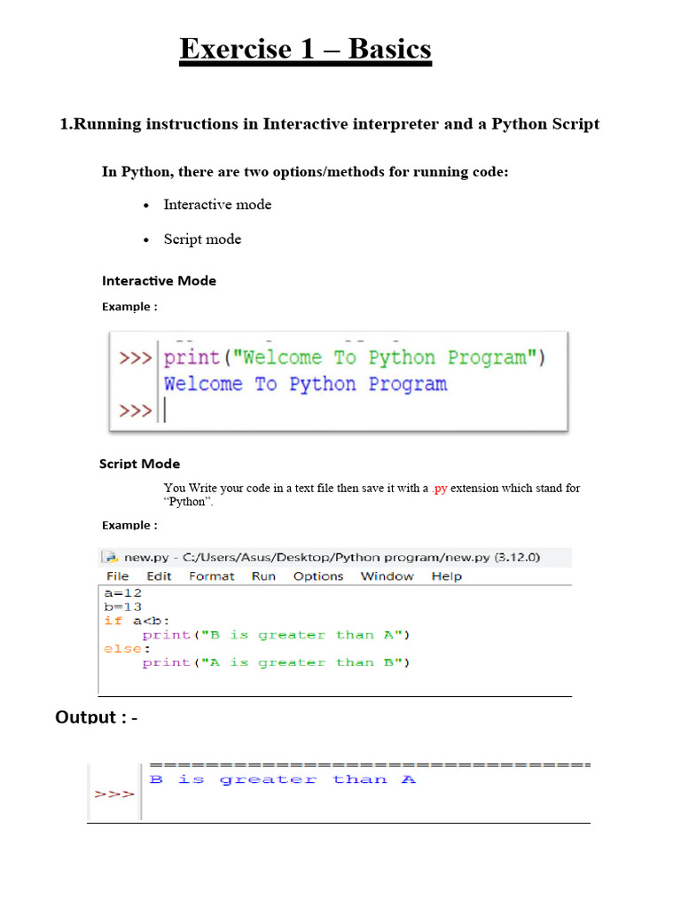 Python Lab Practical | PDF | Computer Program | Programming