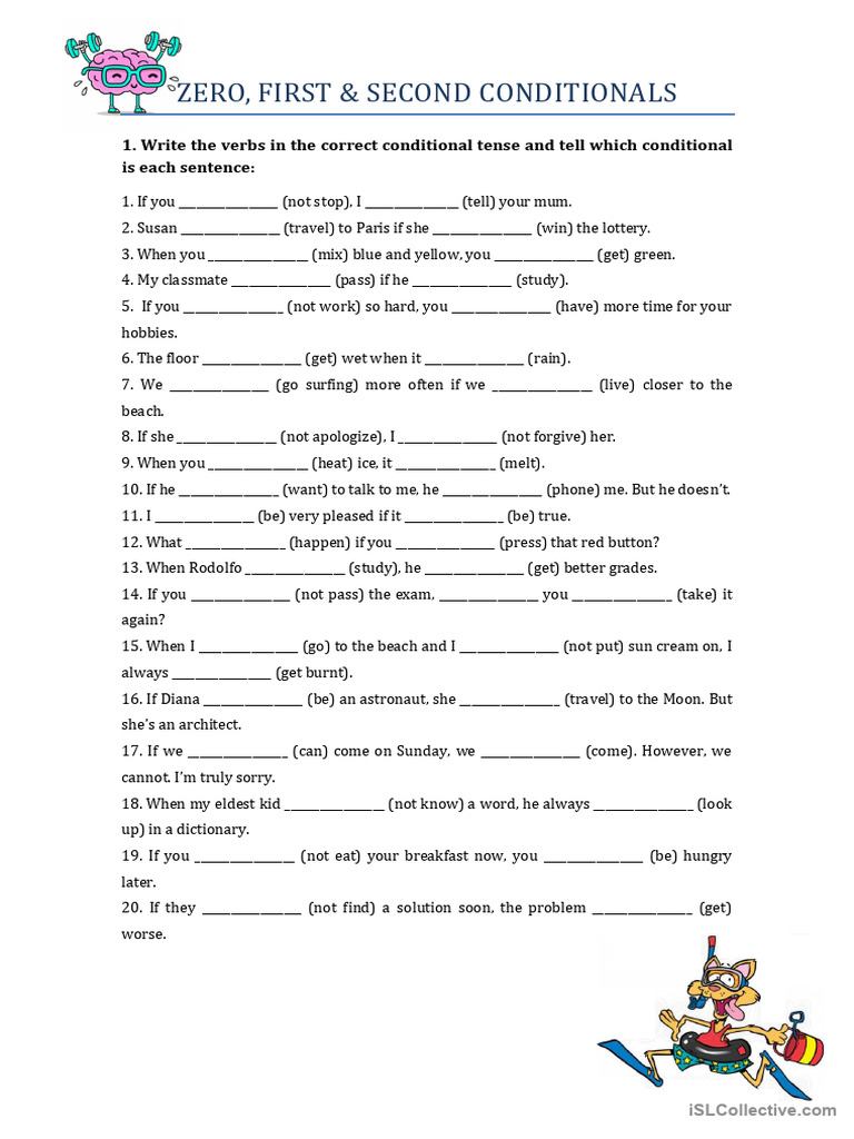 0 - 1 - 2 Conditional Sentences | PDF | Language Families | Linguistic Typology