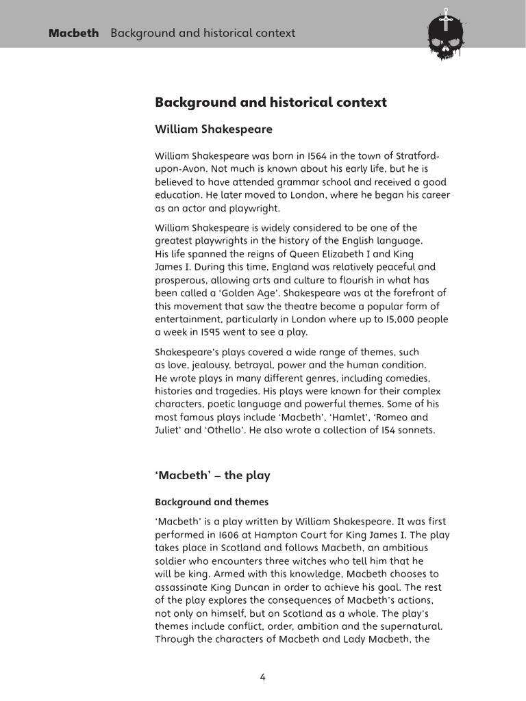 AS-Macbeth-Sample-Chapter 1 | PDF | Macbeth | William Shakespeare
