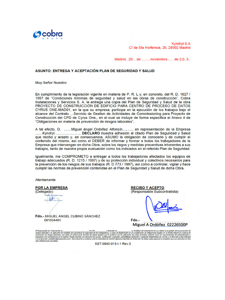 Kyndryl Cobra Pss 11292023 | PDF