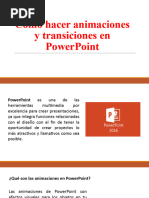 Animaciones y Transiciones 5 Ejemplos de Cada Una | PDF | Microsoft ...