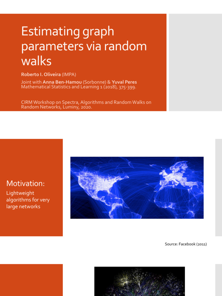 Estimating Graph Parameters Via Random Walks Pdf Graph Theory Mathematical Relations