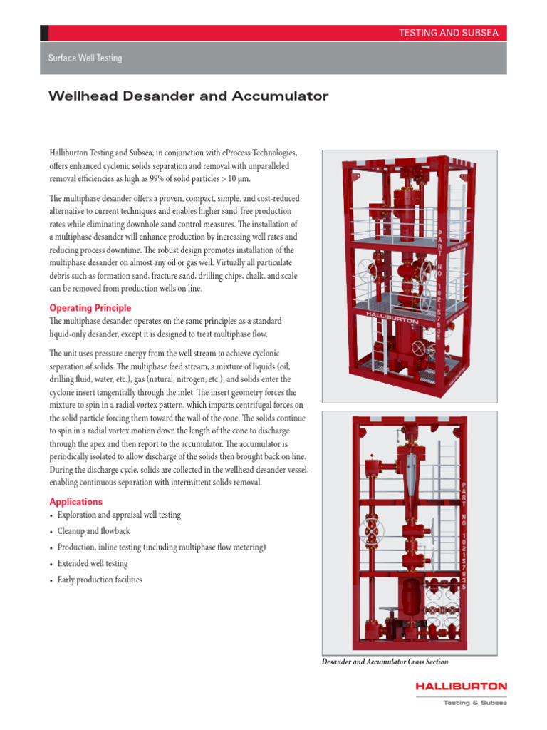 Multiphase Desander for Oil & Gas | PDF | Chemical Engineering ...