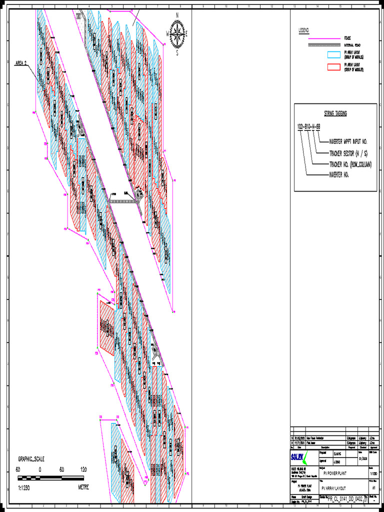 PR - CL - 0141 - DD - 0402 - Rev01 - PV Array Layout | PDF