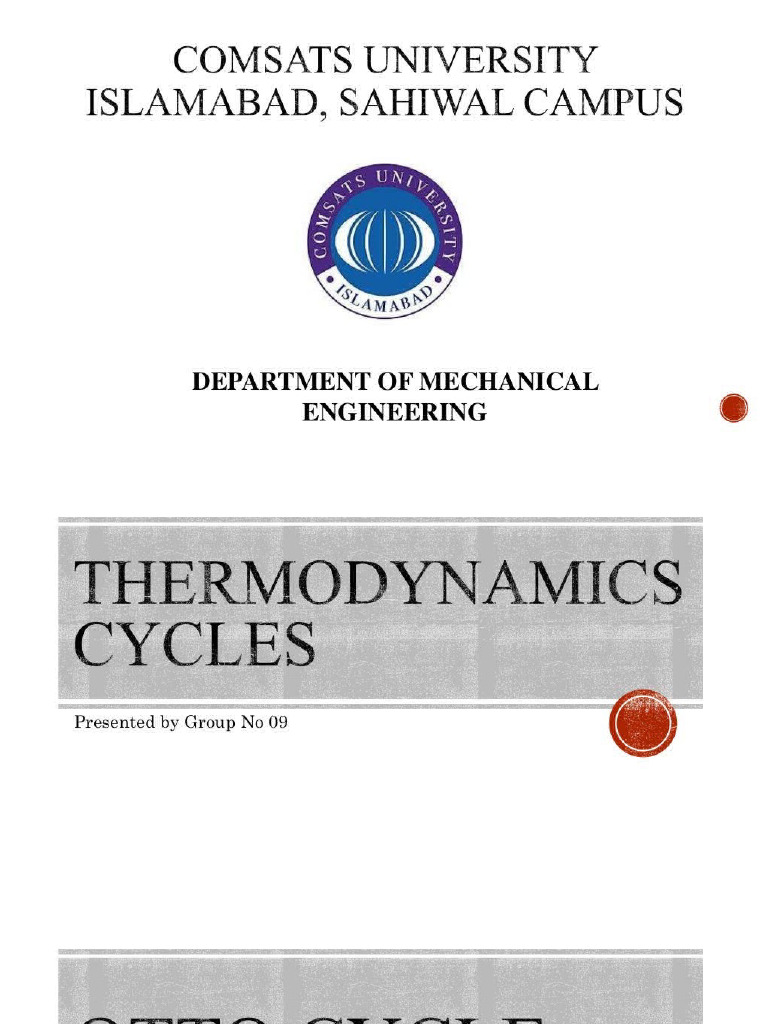 Thermodynamics Cycles | PDF