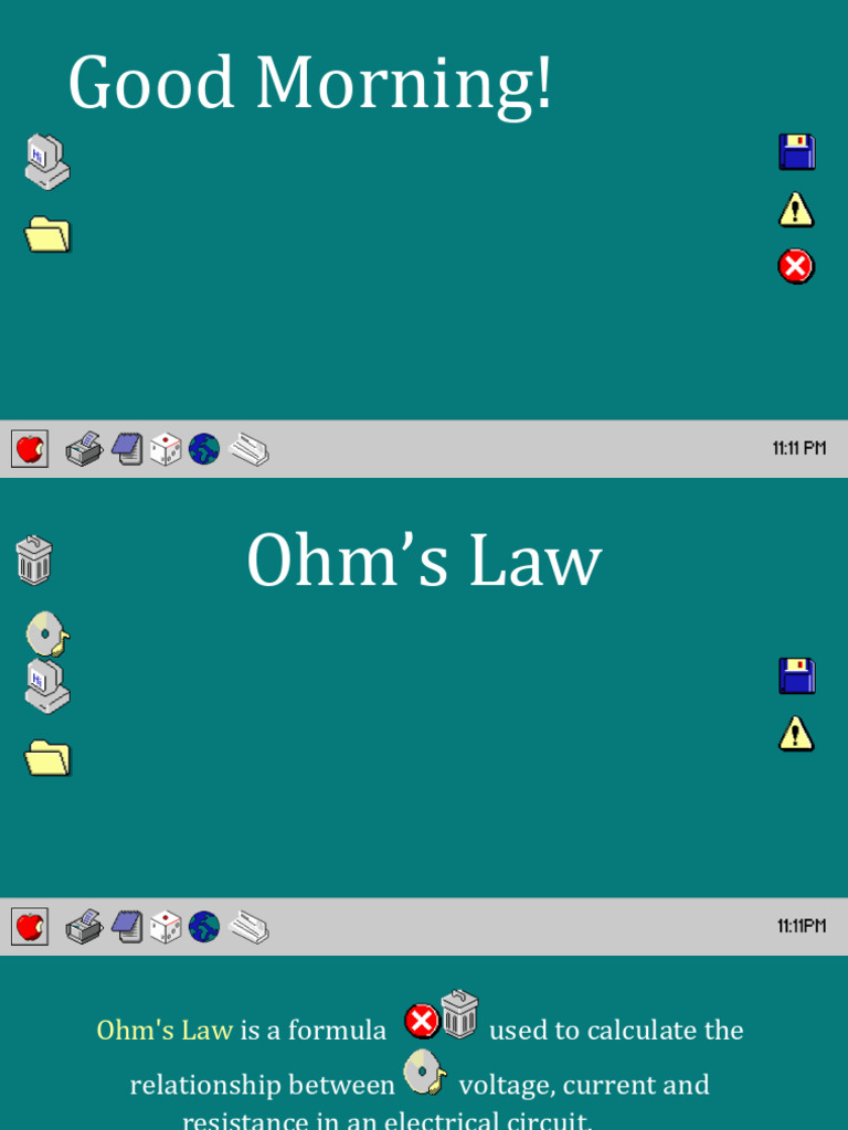 Ohms Law Group 1 Pdf Electrical Resistance And Conductance Voltage