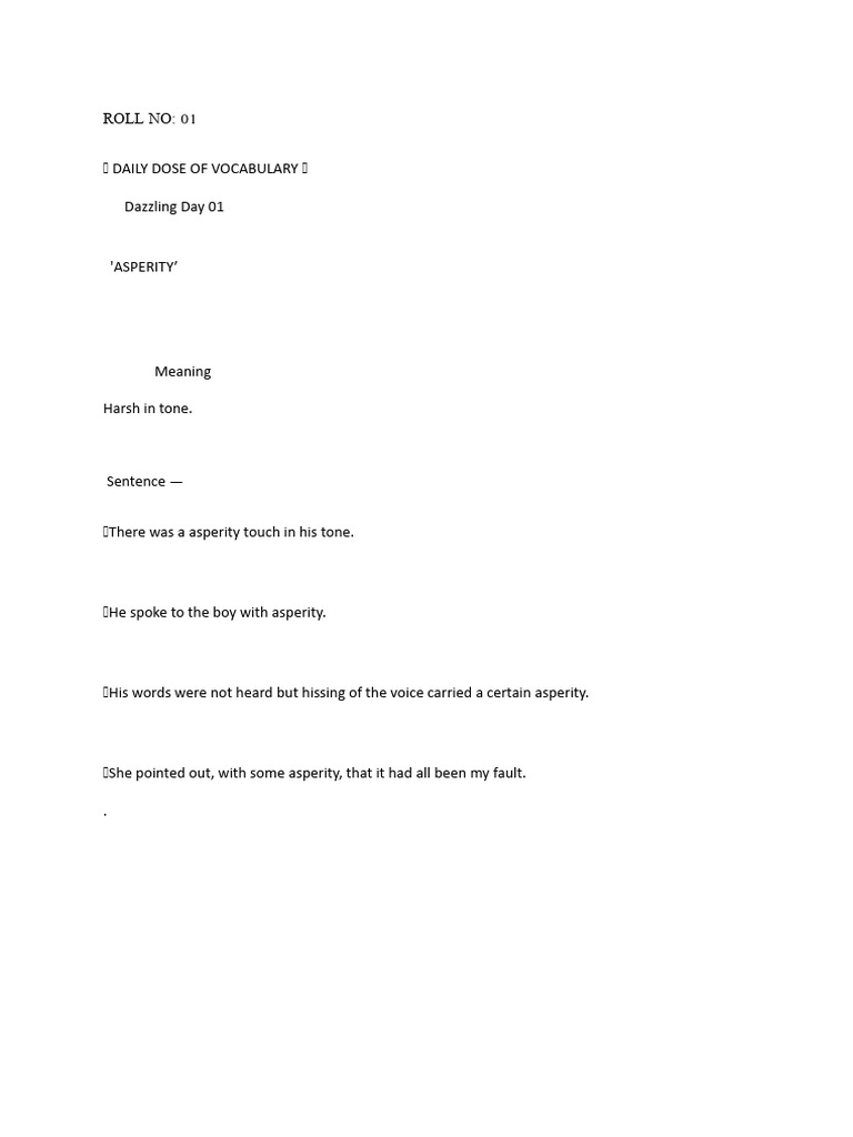 ? Daily Dose of Vocabulary ? | PDF | Language Arts & Discipline | Art