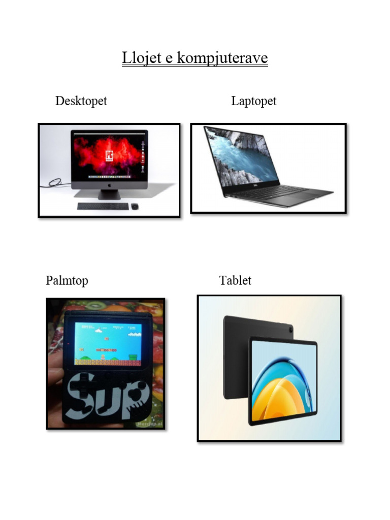 Llojet e Kompjuterave | PDF