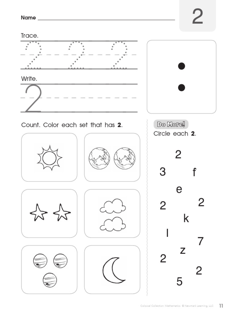 Counting and Coloring Sets of Two | PDF