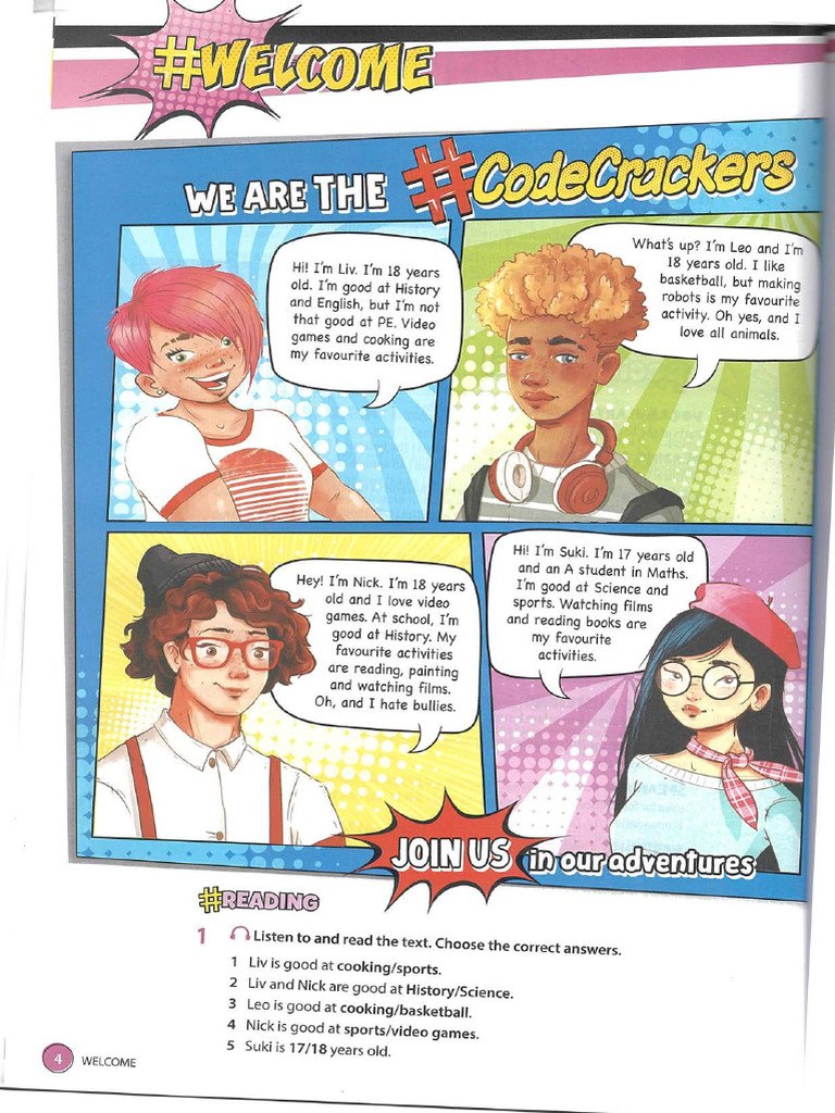 #English 1 - #Welcome + #1 - Book | PDF | Linguistics | Syntax