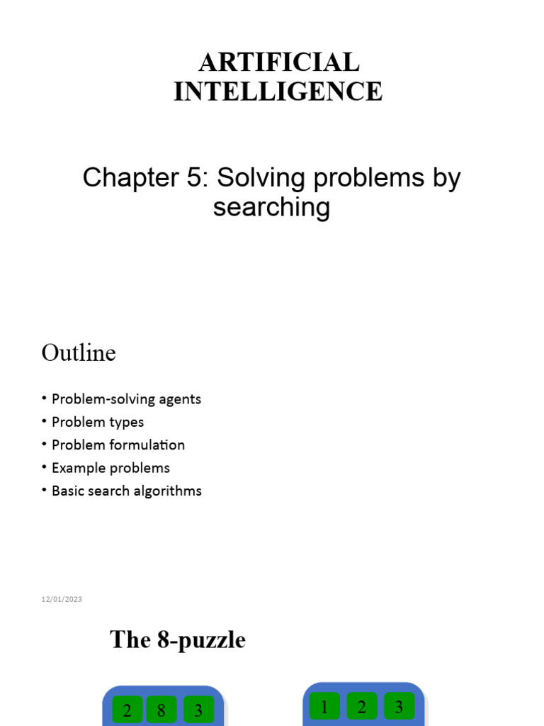 Chapter 5 and Chapter 6 Solving Problems by Searching | PDF | Applied Mathematics | Mathematical ...