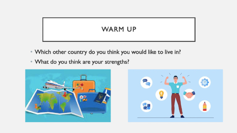 Warm Up Conversation Questions | PDF