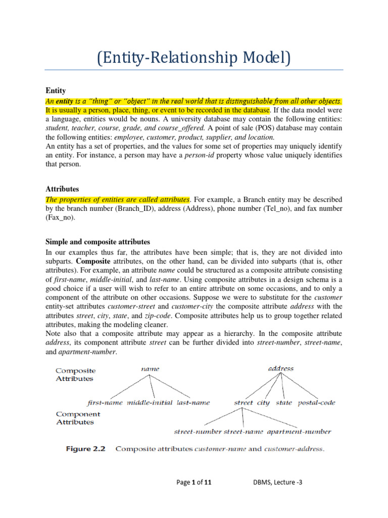 Entity Relationship Modeling | PDF | Databases