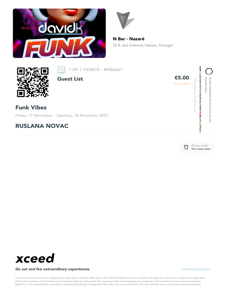 Funk Vibes: Guest List 5.00 | PDF