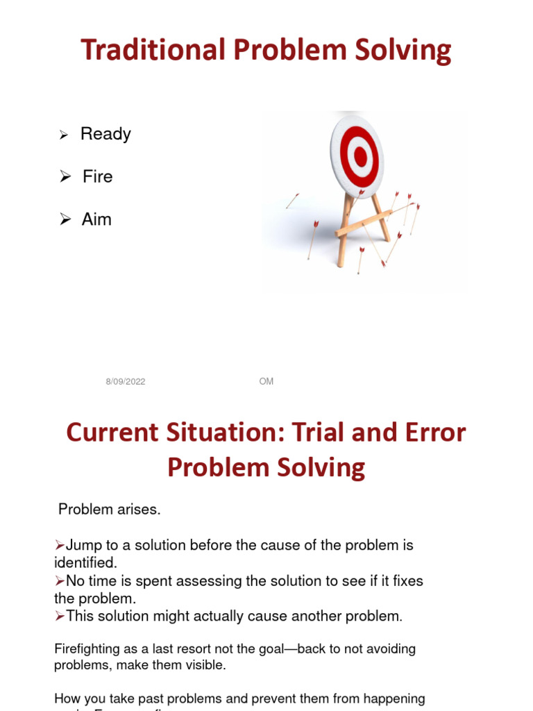 A3 Problem Solving Methodology | PDF | Communication | Thought