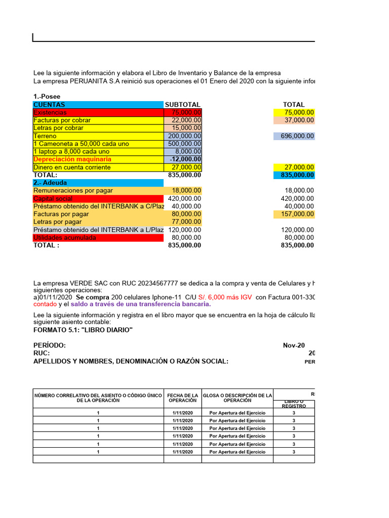 Refuerzo Contabilidad Ta1 | PDF | Contabilidad | Activo fijo